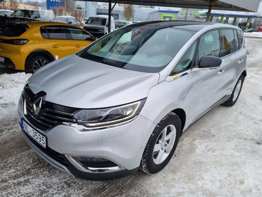 Pelēks Renault Espace 2015 Rīga, ar dzinēja tilpumu 1.50 L un nobraukumu 94 tūkst. km par 10300 €, foto 1 vietnē AUTOMOTO.COM.LV