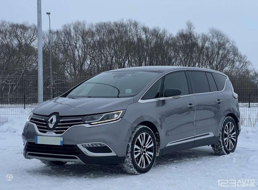 Grey Renault Espace 2015 in Taurage, with an engine capacity of 1.60 L and mileage of 195 thousand km for 9600 €, photo 1 on AUTOMOTO.COM.LV