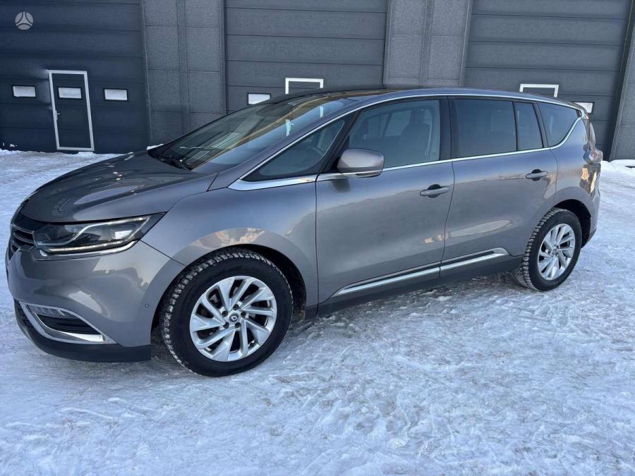 Pelēks Renault Espace 2015 Viļņa, ar dzinēja tilpumu 1.60 L un nobraukumu 279 tūkst. km par 7850 €, foto 4 vietnē AUTOMOTO.COM.LV