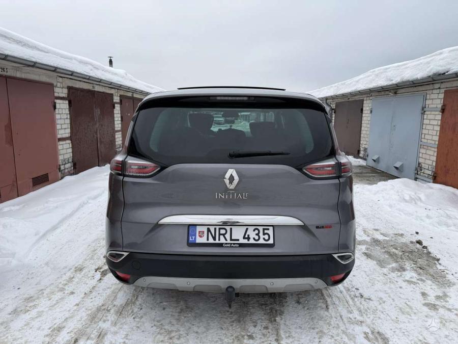 Grey Renault Espace 2015 in Kaunas, with an engine capacity of 1.60 L and mileage of 197 thousand km for 9900 €, photo 4 on AUTOMOTO.COM.LV