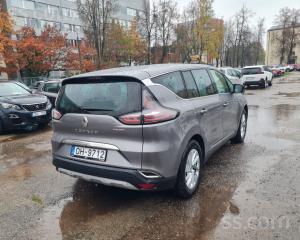 Grey Renault Espace 2015 in Jelgava, with an engine capacity of 1.60 L and mileage of 0 thousand km for 8900 €, photo 7 on AUTOMOTO.COM.LV