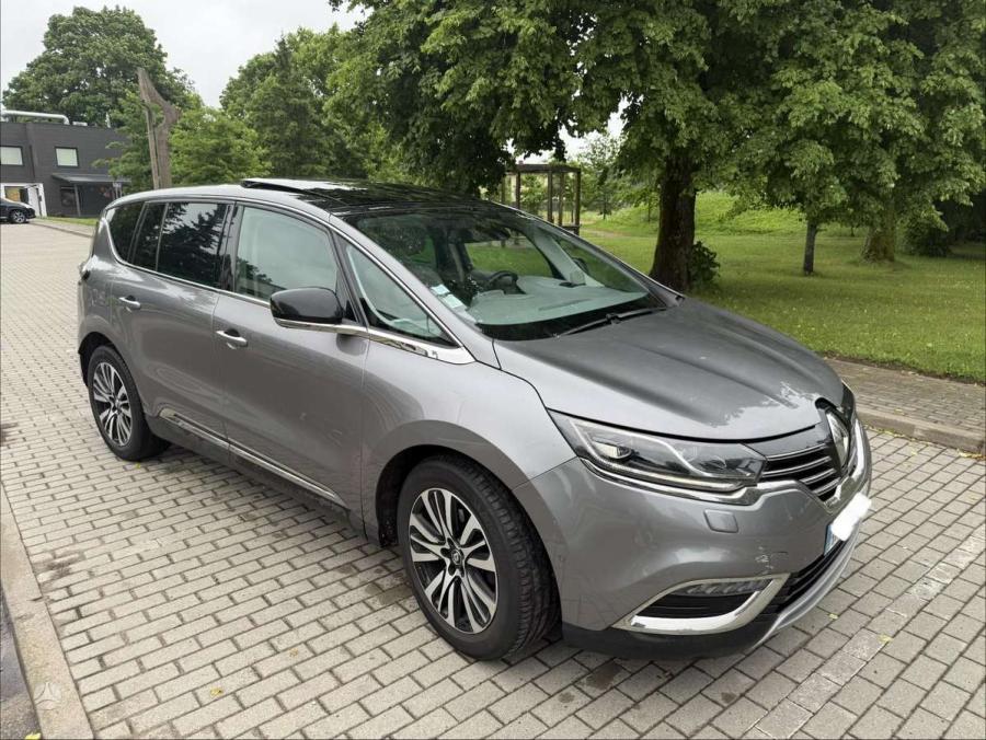 Grey Renault Espace 2015 in Taurage, with an engine capacity of 1.60 L and mileage of 245 thousand km for 8500 €, photo 1 on AUTOMOTO.COM.LV
