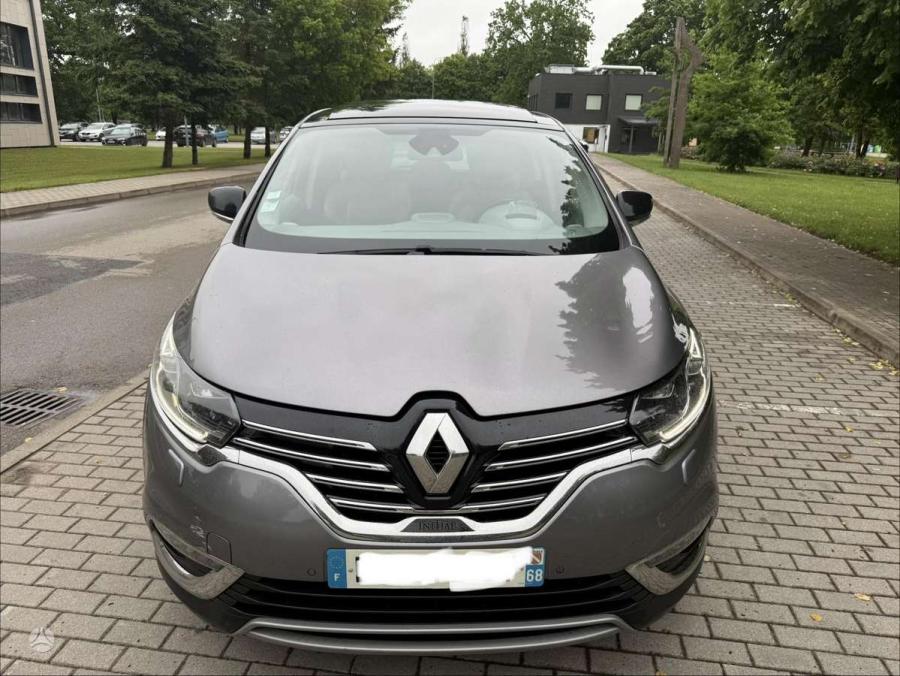 Grey Renault Espace 2015 in Taurage, with an engine capacity of 1.60 L and mileage of 245 thousand km for 8500 €, photo 3 on AUTOMOTO.COM.LV