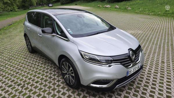 Grey Renault Espace 2015 in Vilnius, with an engine capacity of 1.60 L and mileage of 244 thousand km for 9900 €, photo 9 on AUTOMOTO.COM.LV