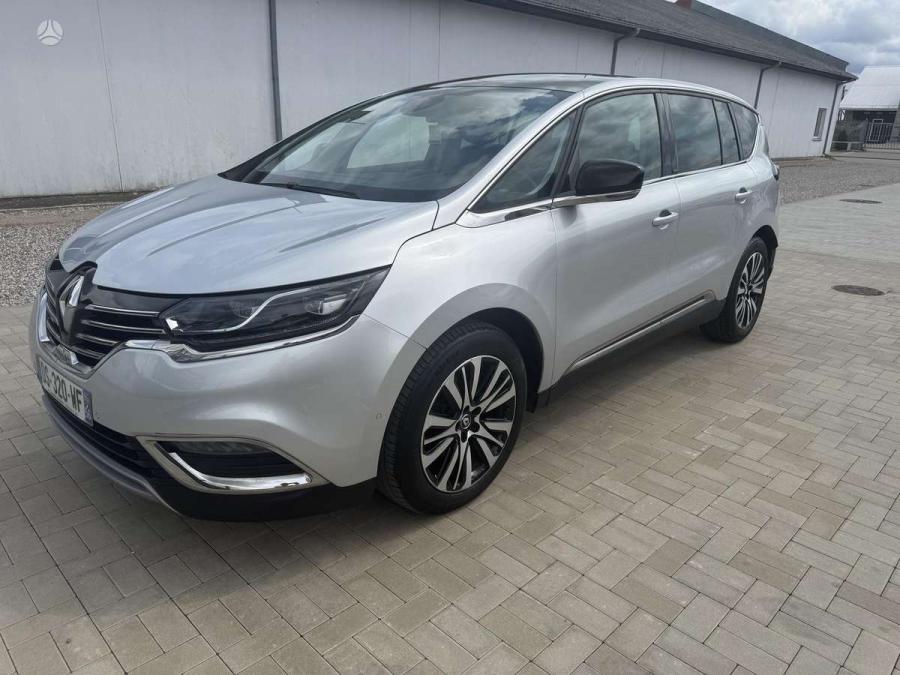 Grey Renault Espace 2015 in Taurage, with an engine capacity of 1.60 L and mileage of 199 thousand km for 7600 €, photo 1 on AUTOMOTO.COM.LV