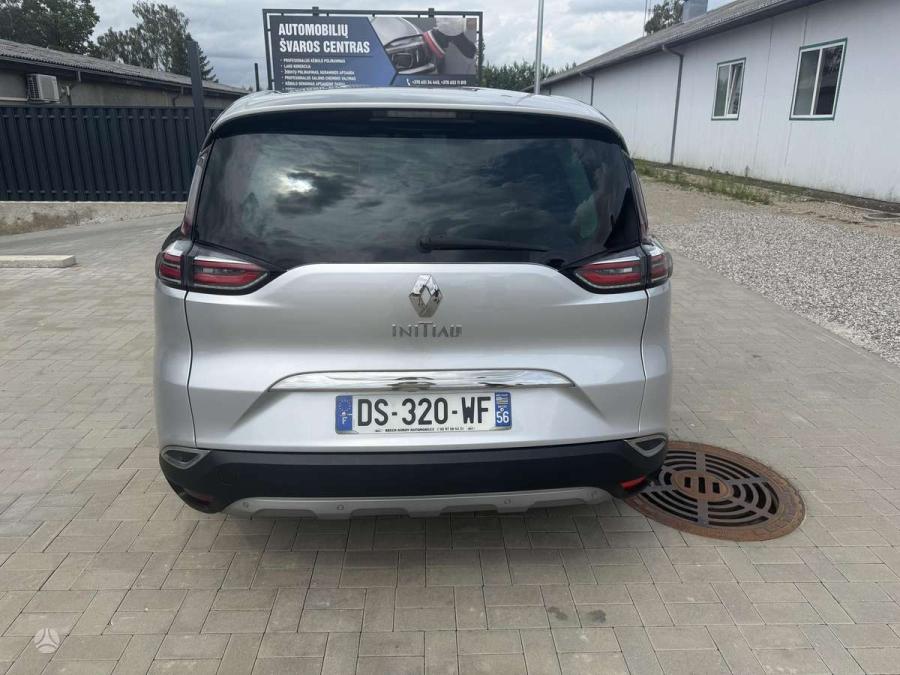 Grey Renault Espace 2015 in Taurage, with an engine capacity of 1.60 L and mileage of 199 thousand km for 7600 €, photo 7 on AUTOMOTO.COM.LV