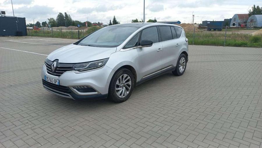 Pelēks Renault Espace 2015 Tauragė, ar dzinēja tilpumu 1.60 L un nobraukumu 216 tūkst. km par 6000 €, foto 1 vietnē AUTOMOTO.COM.LV