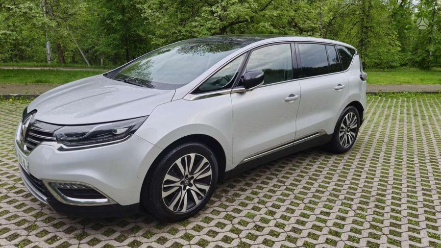 Pelēks Renault Espace 2015 Viļņa, ar dzinēja tilpumu 1.60 L un nobraukumu 244 tūkst. km par 9800 €, foto 1 vietnē AUTOMOTO.COM.LV