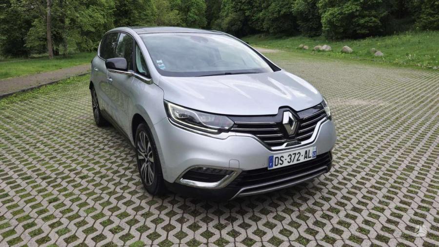 Pelēks Renault Espace 2015 Viļņa, ar dzinēja tilpumu 1.60 L un nobraukumu 244 tūkst. km par 9800 €, foto 3 vietnē AUTOMOTO.COM.LV