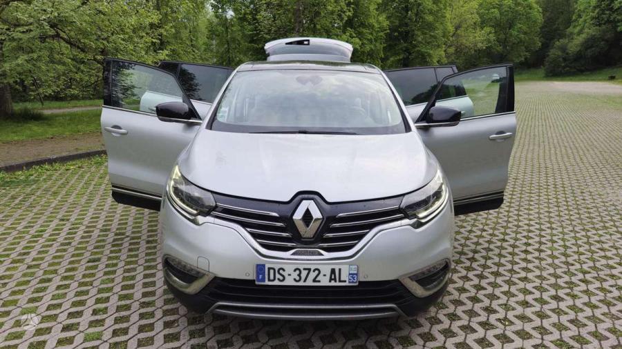 Pelēks Renault Espace 2015 Viļņa, ar dzinēja tilpumu 1.60 L un nobraukumu 244 tūkst. km par 9800 €, foto 7 vietnē AUTOMOTO.COM.LV