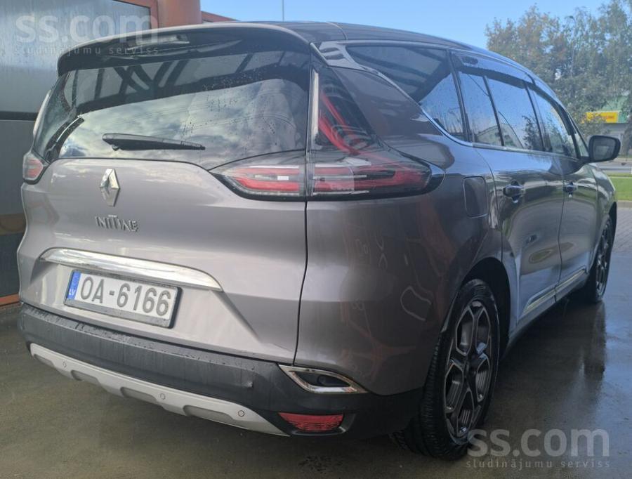Pelēks Renault Espace 2015 Rīga, ar dzinēja tilpumu 1.60 L un nobraukumu 242 tūkst. km par 9300 €, foto 5 vietnē AUTOMOTO.COM.LV