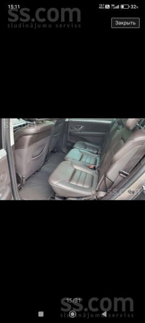 Pelēks Renault Espace 2015 Rīga, ar dzinēja tilpumu 1.60 L un nobraukumu 242 tūkst. km par 9300 €, foto 9 vietnē AUTOMOTO.COM.LV