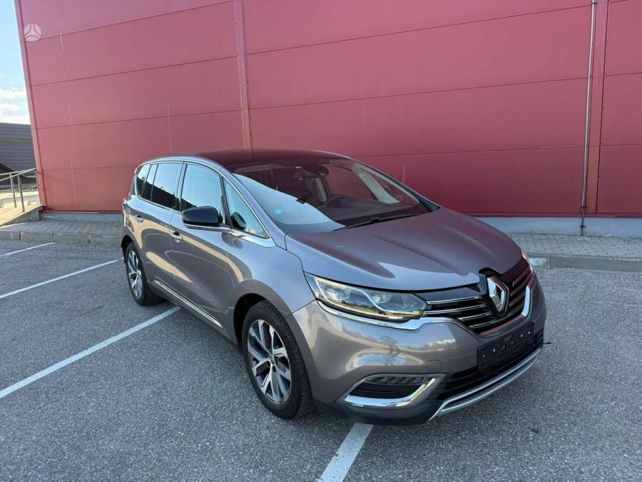 Pelēks Renault Espace 2015 Kauņa, ar dzinēja tilpumu 1.60 L un nobraukumu 280 tūkst. km par 6700 €, foto 3 vietnē AUTOMOTO.COM.LV