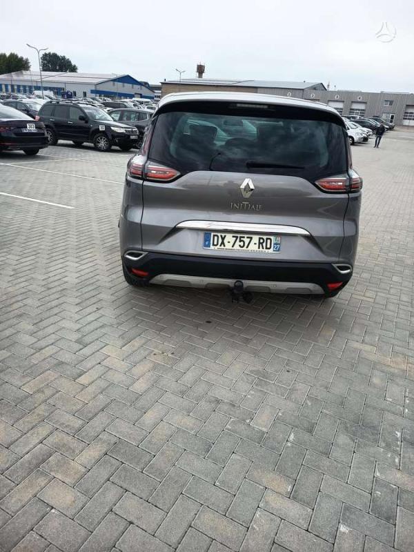 Pelēks Renault Espace 2015 Tauragė, ar dzinēja tilpumu 1.60 L un nobraukumu 244 tūkst. km par 7000 €, foto 6 vietnē AUTOMOTO.COM.LV
