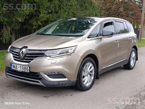 Grey Renault Espace 2015 in Riga, with an engine capacity of 1.60 L and mileage of 212 thousand km for 8390 €, photo  on AUTOMOTO.COM.LV