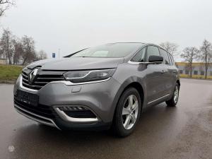 Grey Renault Espace 2016 in Panevezys, with an engine capacity of 1.60 L and mileage of 269 thousand km for 8250 €, photo  on AUTOMOTO.COM.LV