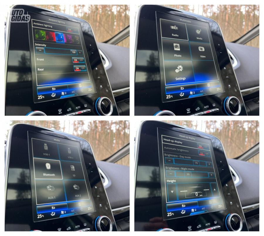 Серый Рено Эспейс 2016 в Вильнюс, объемом двигателя 1.60 л и пробегом 185 тыс. км за 10750 €, фото 27 на AUTOMOTO.COM.LV