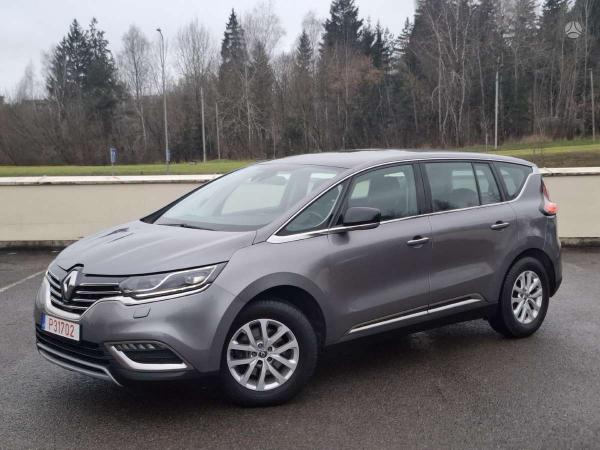 Pelēks Renault Espace 2016 Viļņa, ar dzinēja tilpumu 1.60 L un nobraukumu 302 tūkst. km par 7200 €, foto 5 vietnē AUTOMOTO.COM.LV