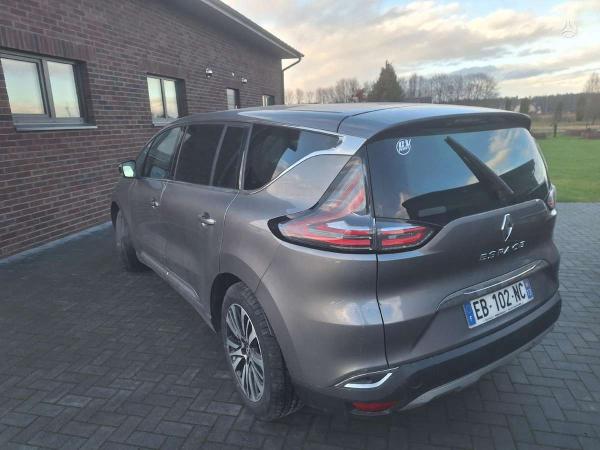 Grey Renault Espace 2016 in Taurage, with an engine capacity of 1.60 L and mileage of 150 thousand km for 6300 €, photo 10 on AUTOMOTO.COM.LV