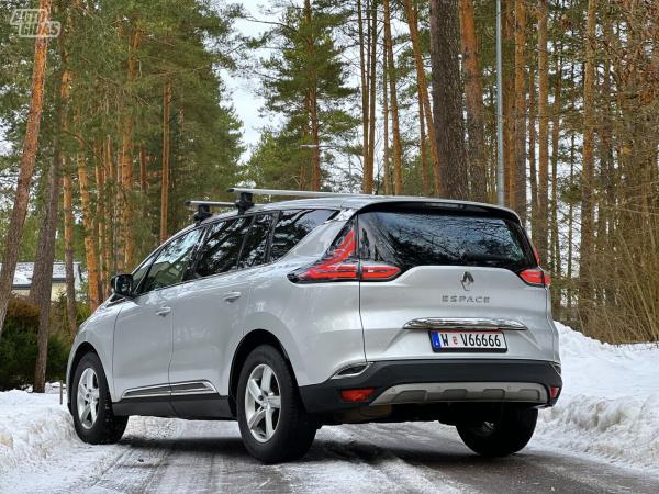 Grey Renault Espace 2016 in Vilnius, with an engine capacity of 1.60 L and mileage of 185 thousand km for 10750 €, photo 3 on AUTOMOTO.COM.LV