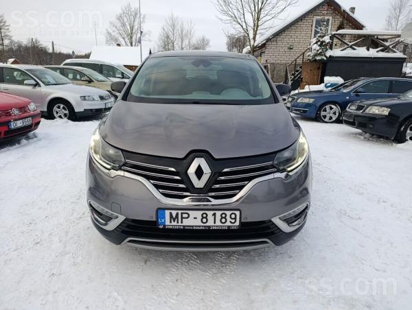 Grey Renault Espace 2016 in Rezekne, with an engine capacity of 1.60 L and mileage of 326 thousand km for 10500 €, photo 2 on AUTOMOTO.COM.LV