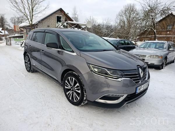 Grey Renault Espace 2016 in Rezekne, with an engine capacity of 1.60 L and mileage of 326 thousand km for 10500 €, photo 3 on AUTOMOTO.COM.LV