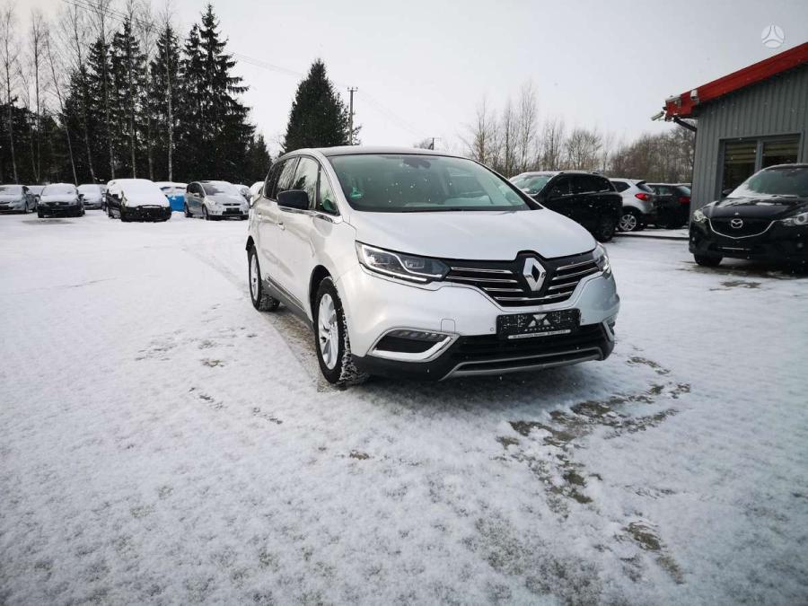 Pelēks Renault Espace 2016 Radviliškis, ar dzinēja tilpumu 1.62 L un nobraukumu 125 tūkst. km par 12200 €, foto 4 vietnē AUTOMOTO.COM.LV