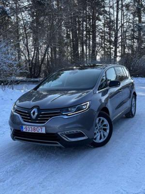 Pelēks Renault Espace 2016 Druskininkai, ar dzinēja tilpumu 1.60 L un nobraukumu 263 tūkst. km par 8999 €, foto  vietnē AUTOMOTO.COM.LV