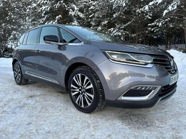 Grey Renault Espace 2016 in Vilnius, with an engine capacity of 1.60 L and mileage of 190 thousand km for 12350 €, photo 11 on AUTOMOTO.COM.LV