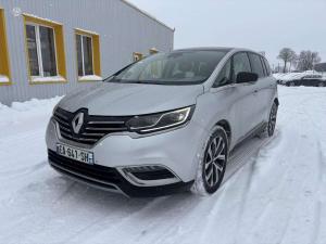 Pelēks Renault Espace 2016 Tauragė, ar dzinēja tilpumu 1.60 L un nobraukumu 220 tūkst. km par 8600 €, foto  vietnē AUTOMOTO.COM.LV