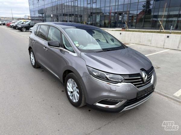 Grey Renault Espace 2016 in Kaunas, with an engine capacity of 1.60 L and mileage of 269 thousand km for 8250 €, photo 2 on AUTOMOTO.COM.LV