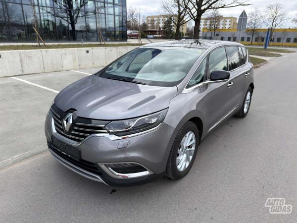 Grey Renault Espace 2016 in Kaunas, with an engine capacity of 1.60 L and mileage of 269 thousand km for 8250 €, photo 4 on AUTOMOTO.COM.LV
