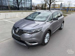 Grey Renault Espace 2016 in Kaunas, with an engine capacity of 1.60 L and mileage of 269 thousand km for 8250 €, photo 5 on AUTOMOTO.COM.LV