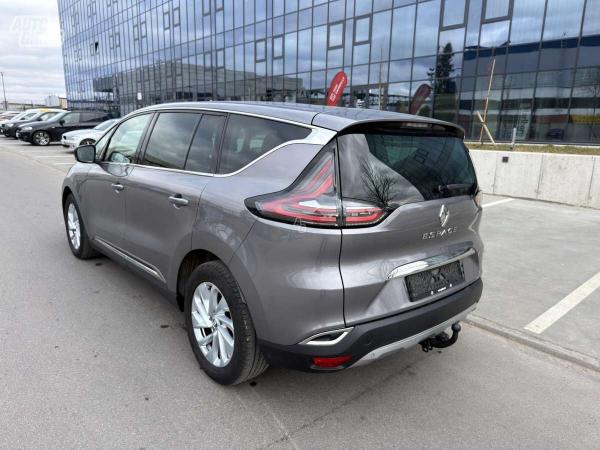 Grey Renault Espace 2016 in Kaunas, with an engine capacity of 1.60 L and mileage of 269 thousand km for 8250 €, photo 8 on AUTOMOTO.COM.LV