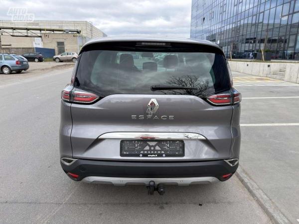 Grey Renault Espace 2016 in Kaunas, with an engine capacity of 1.60 L and mileage of 269 thousand km for 8250 €, photo 9 on AUTOMOTO.COM.LV