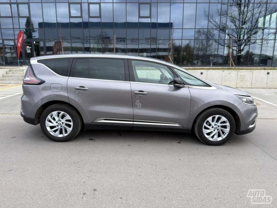 Grey Renault Espace 2016 in Kaunas, with an engine capacity of 1.60 L and mileage of 269 thousand km for 8250 €, photo 11 on AUTOMOTO.COM.LV