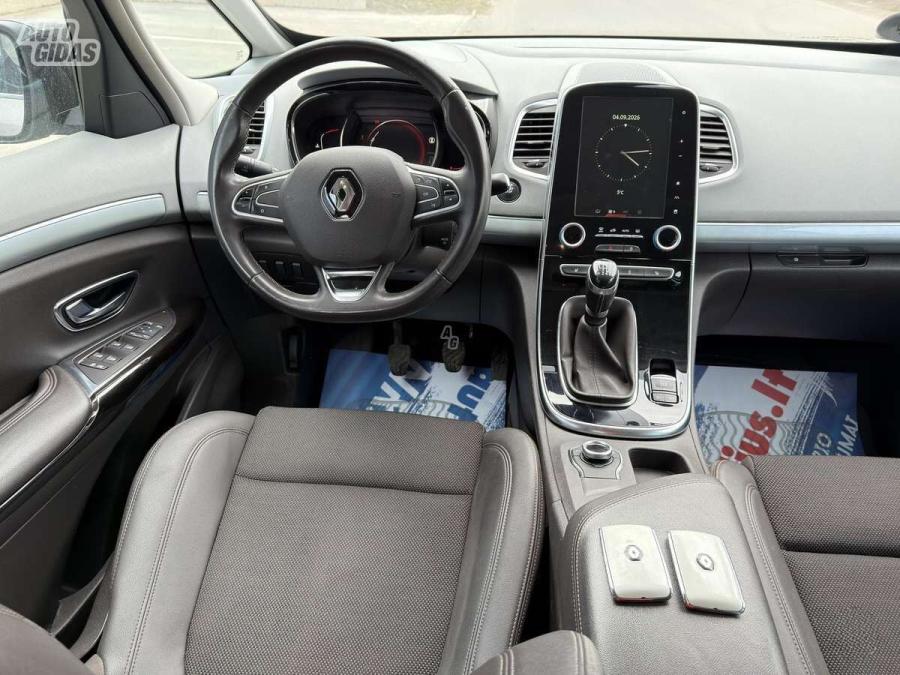 Grey Renault Espace 2016 in Kaunas, with an engine capacity of 1.60 L and mileage of 269 thousand km for 8250 €, photo 18 on AUTOMOTO.COM.LV