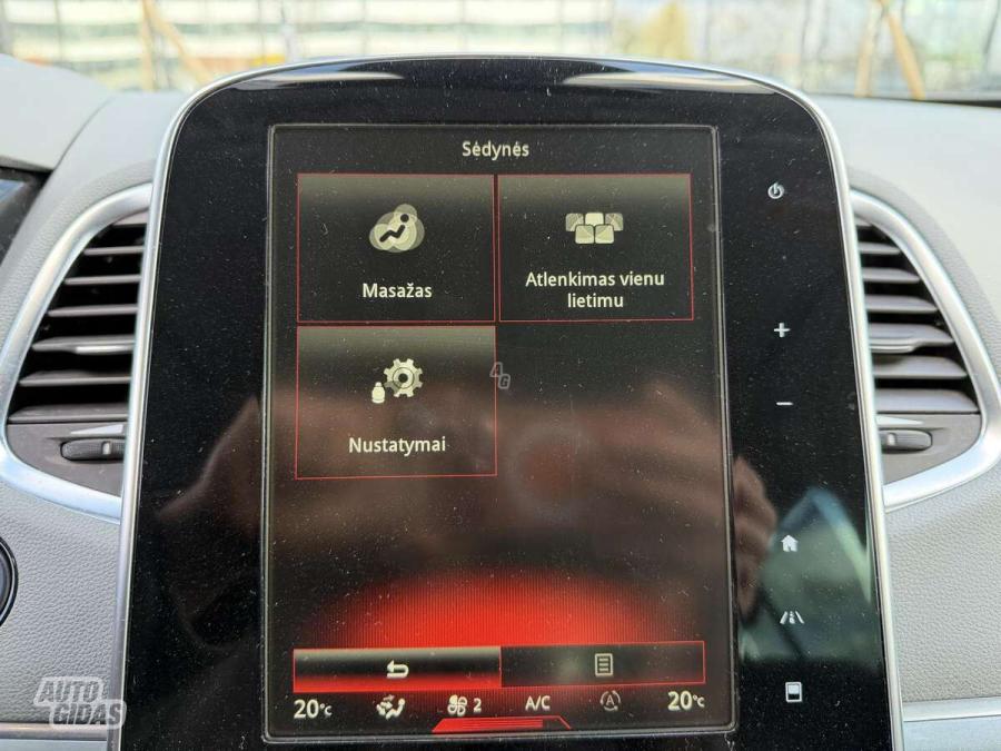 Grey Renault Espace 2016 in Kaunas, with an engine capacity of 1.60 L and mileage of 269 thousand km for 8250 €, photo 27 on AUTOMOTO.COM.LV