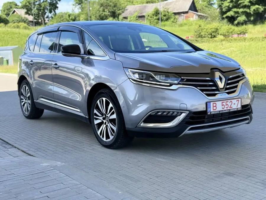 Pelēks Renault Espace 2016 Rēzekne, ar dzinēja tilpumu 1.60 L un nobraukumu 330 tūkst. km par 8990 €, foto 4 vietnē AUTOMOTO.COM.LV