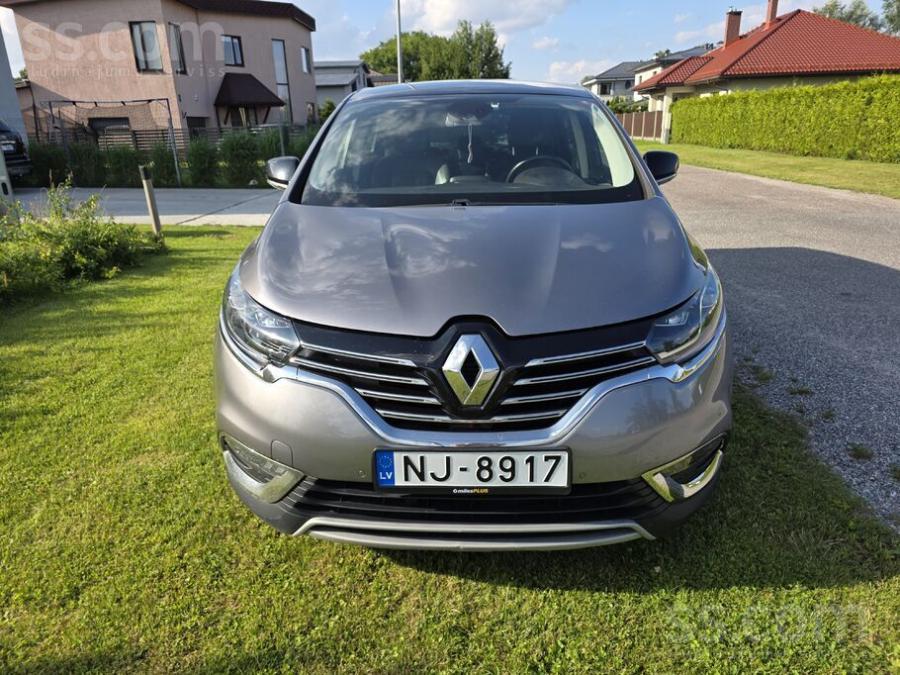 Pelēks Renault Espace 2016 Rīga, ar dzinēja tilpumu 1.60 L un nobraukumu 325 tūkst. km par 9500 €, foto 1 vietnē AUTOMOTO.COM.LV
