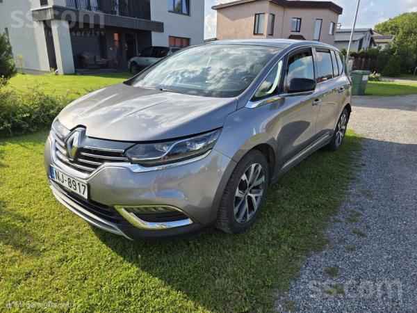 Grey Renault Espace 2016 in Riga, with an engine capacity of 1.60 L and mileage of 325 thousand km for 9500 €, photo 3 on AUTOMOTO.COM.LV