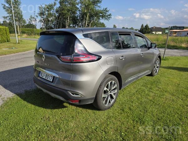 Grey Renault Espace 2016 in Riga, with an engine capacity of 1.60 L and mileage of 325 thousand km for 9500 €, photo 4 on AUTOMOTO.COM.LV