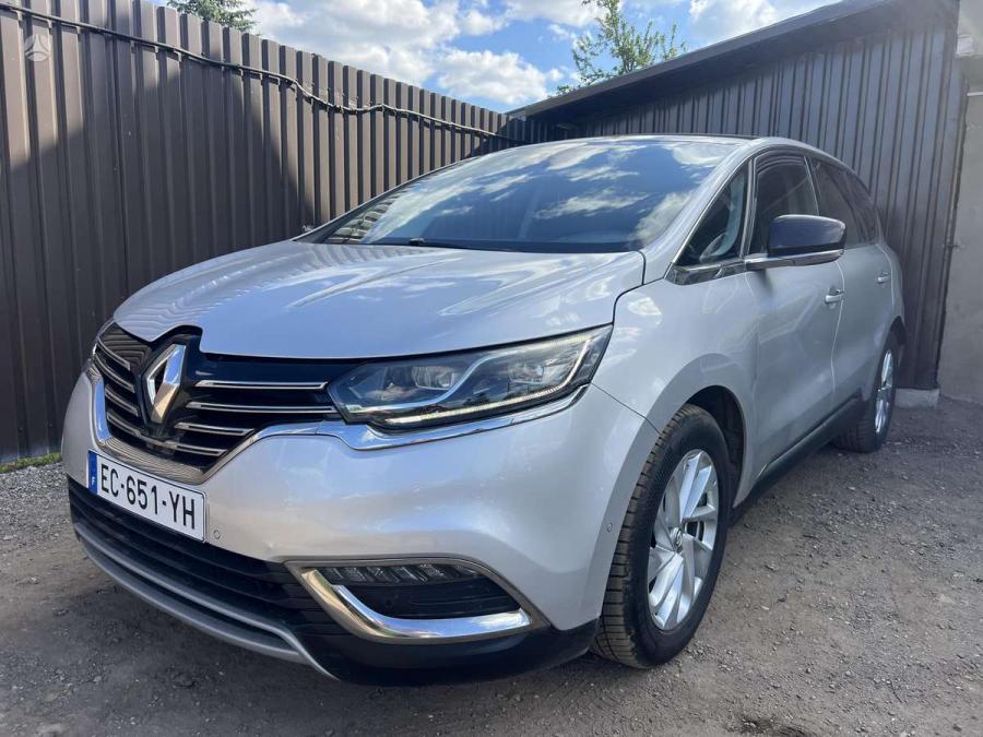 Grey Renault Espace 2016 in Kaunas, with an engine capacity of 1.60 L and mileage of 220 thousand km for 6400 €, photo 3 on AUTOMOTO.COM.LV