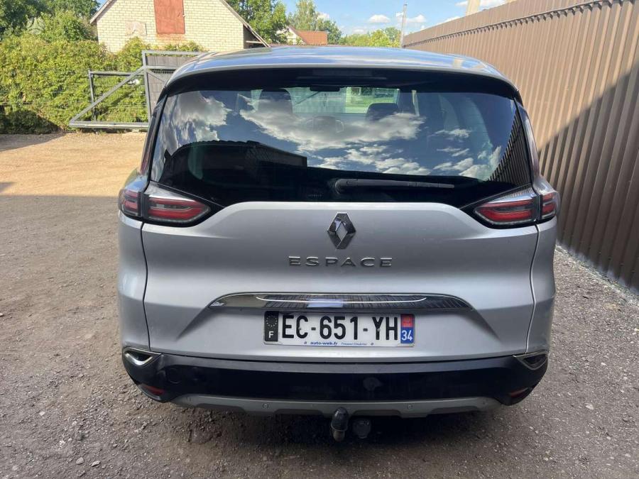 Grey Renault Espace 2016 in Kaunas, with an engine capacity of 1.60 L and mileage of 220 thousand km for 6400 €, photo 9 on AUTOMOTO.COM.LV