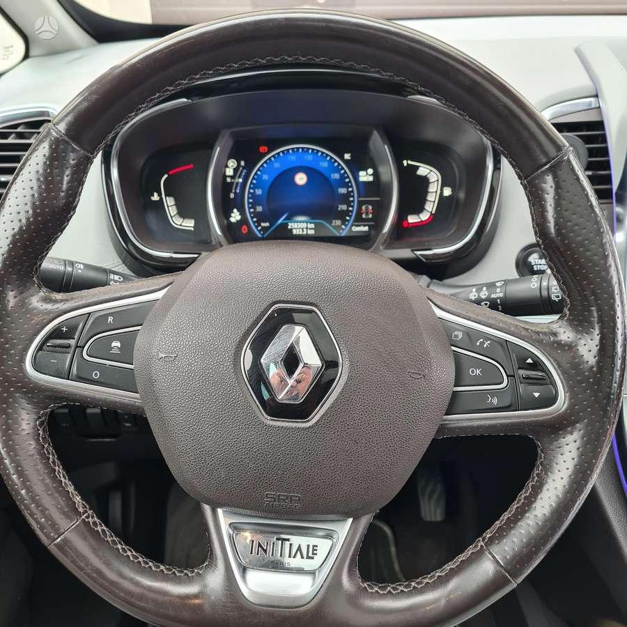 Grey Renault Espace 2016 in Kaunas, with an engine capacity of 1.60 L and mileage of 268 thousand km for 9600 €, photo 9 on AUTOMOTO.COM.LV