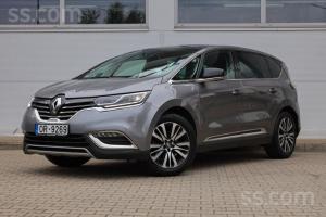 Grey Renault Espace 2016 in Riga, with an engine capacity of 1.60 L and mileage of 217 thousand km for 12995 €, photo 1 on AUTOMOTO.COM.LV