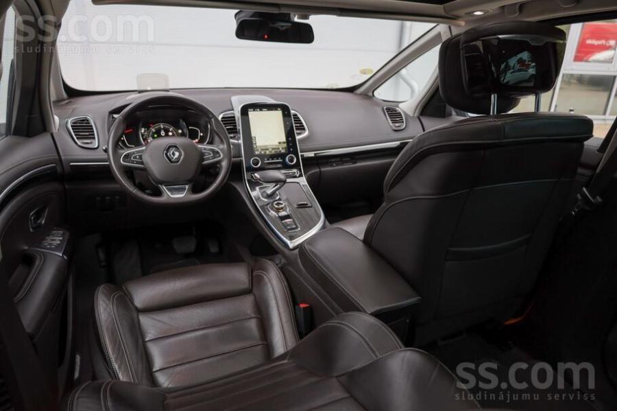 Grey Renault Espace 2016 in Riga, with an engine capacity of 1.60 L and mileage of 217 thousand km for 12995 €, photo 17 on AUTOMOTO.COM.LV