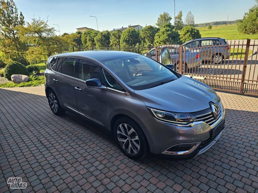 Pelēks Renault Espace 2016 Širvintos, ar dzinēja tilpumu 1.60 L un nobraukumu 313 tūkst. km par 6700 €, foto 35 vietnē AUTOMOTO.COM.LV