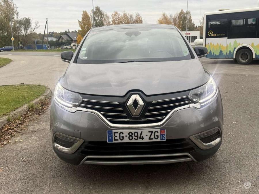 Grey Renault Espace 2016 in Taurage, with an engine capacity of 1.60 L and mileage of 200 thousand km for 7500 €, photo 5 on AUTOMOTO.COM.LV