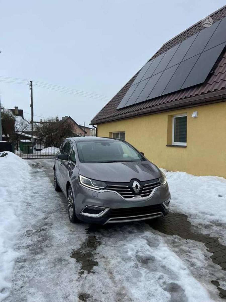 Pelēks Renault Espace 2017 Viļņa, ar dzinēja tilpumu 1.60 L un nobraukumu 230 tūkst. km par 11900 €, foto 1 vietnē AUTOMOTO.COM.LV